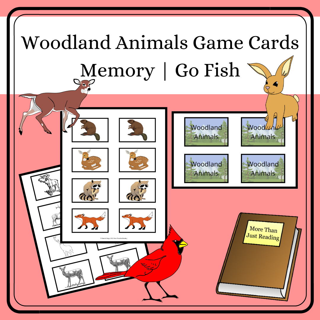Printable Game Cards | Memory | Go Fish - More Than Just Reading