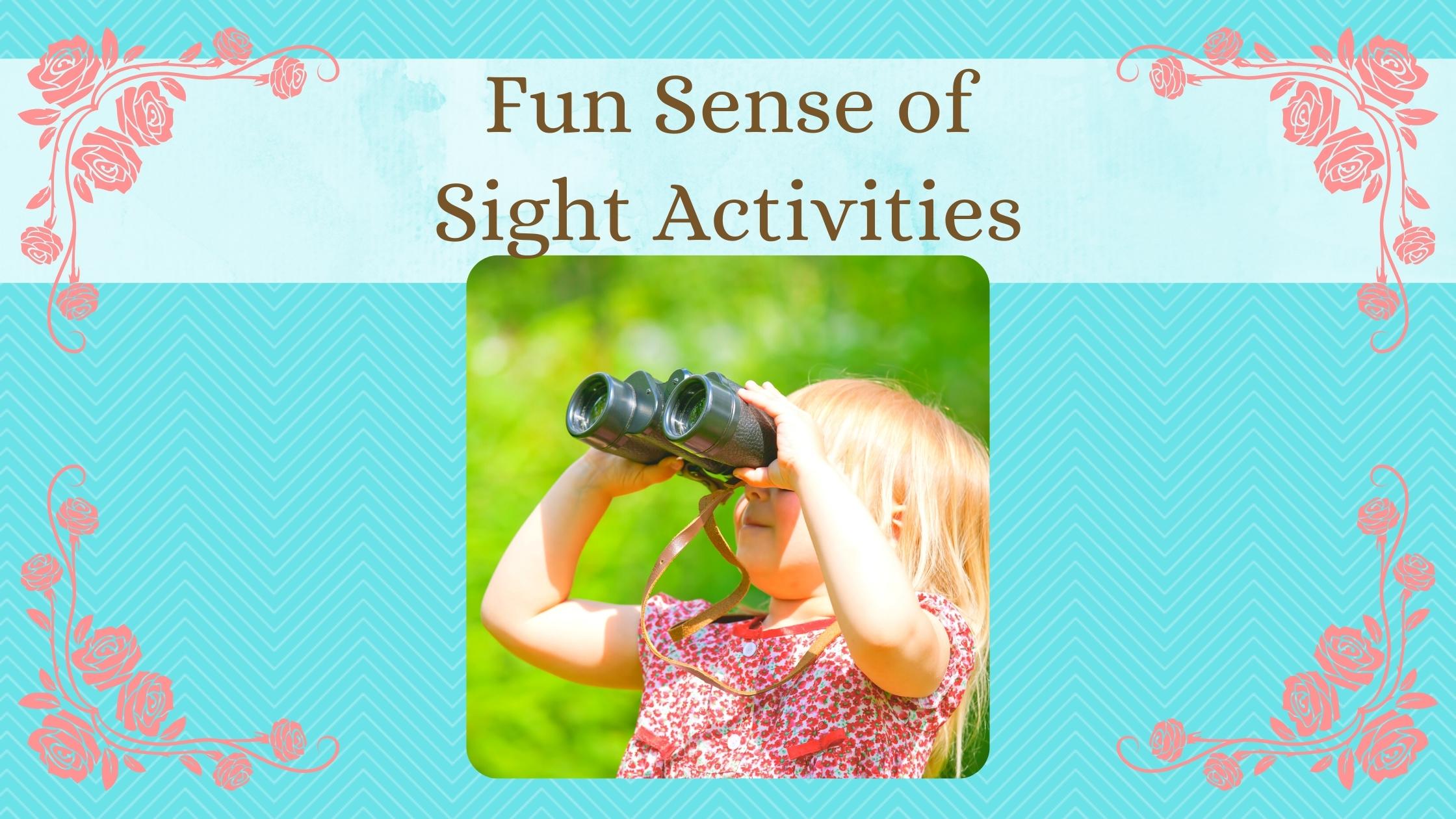 7 Fun Sense of Sight Activities for 1st Graders - More Than Just Reading