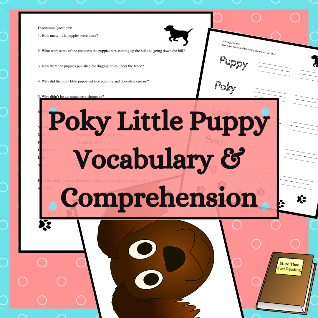 The Poky Little Puppy Activity Guide - More Than Just Reading