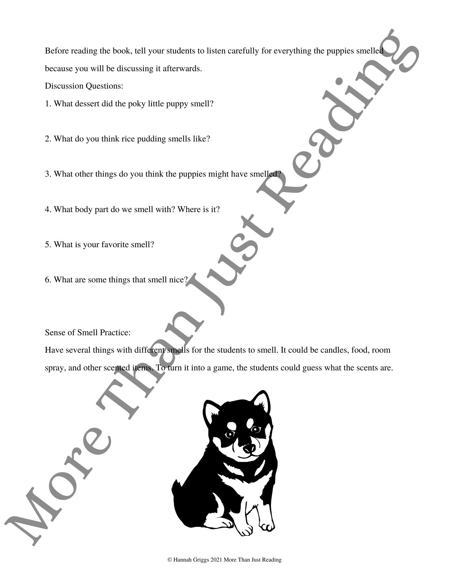 The Poky Little Puppy & the Sense of Smell - More Than Just Reading